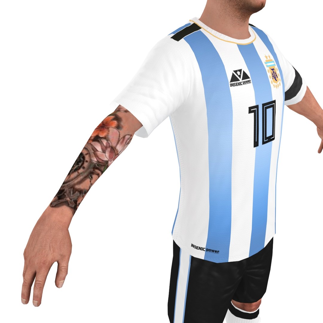 Rigged lionel messi 2018 3D model - TurboSquid 1288614