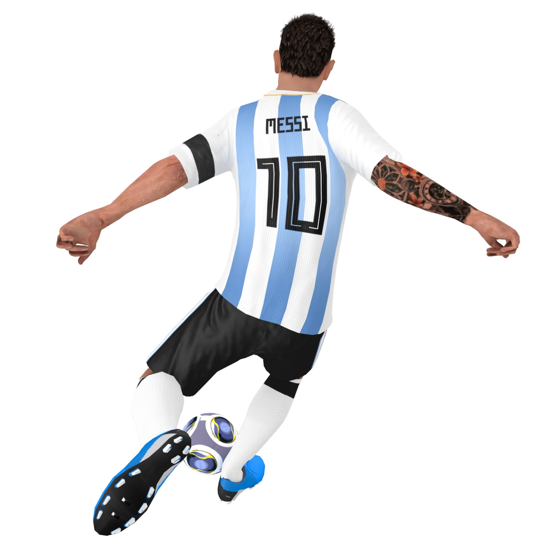 Rigged lionel messi 2018 3D model - TurboSquid 1288614