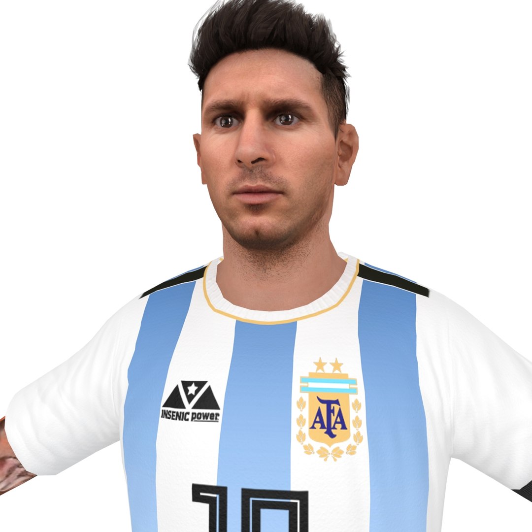 Rigged lionel messi 2018 3D model - TurboSquid 1288614