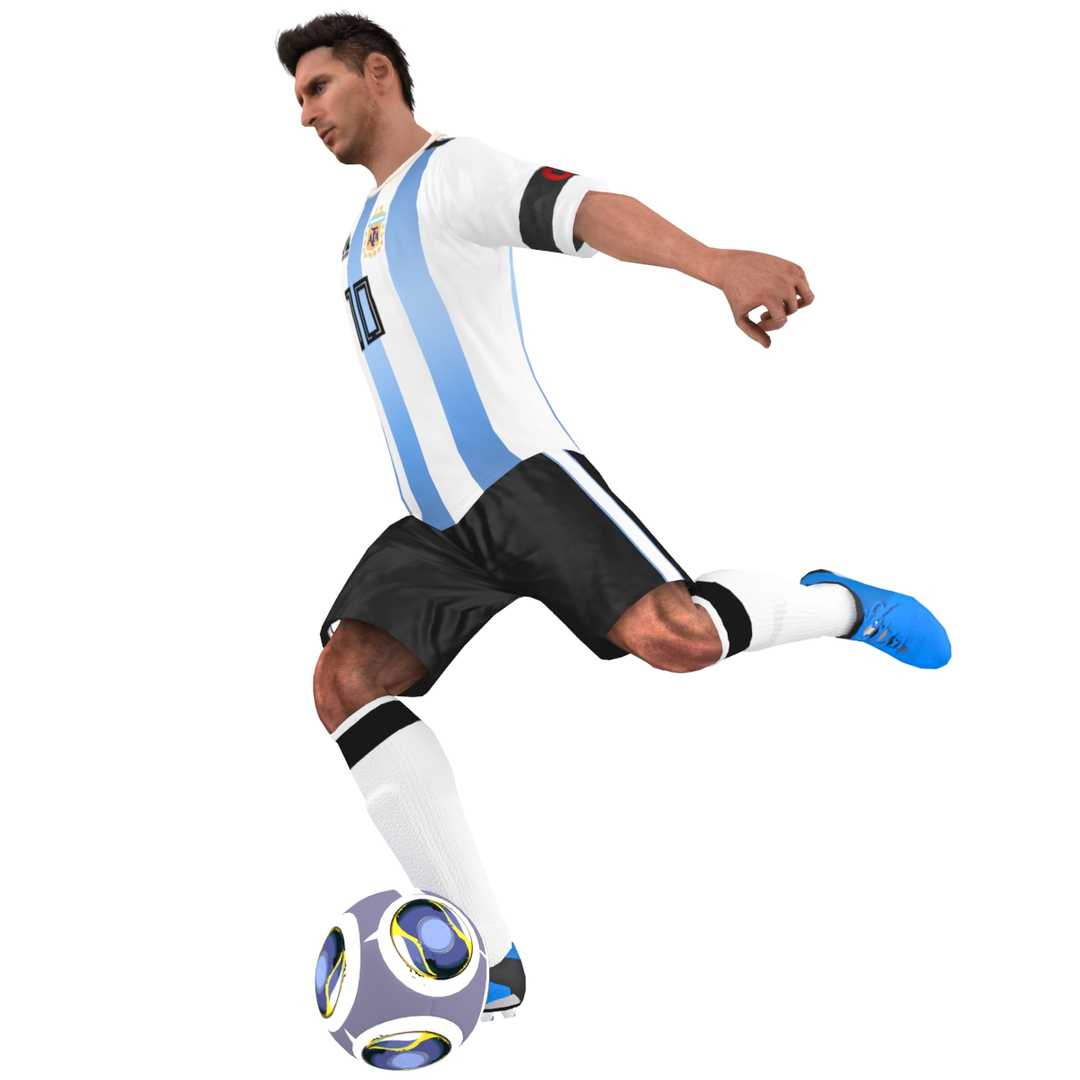 Rigged lionel messi 2018 3D model - TurboSquid 1288614
