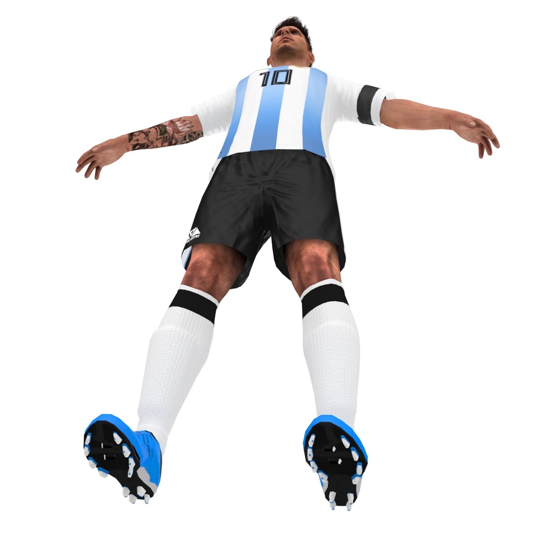 Rigged lionel messi 2018 3D model - TurboSquid 1288614