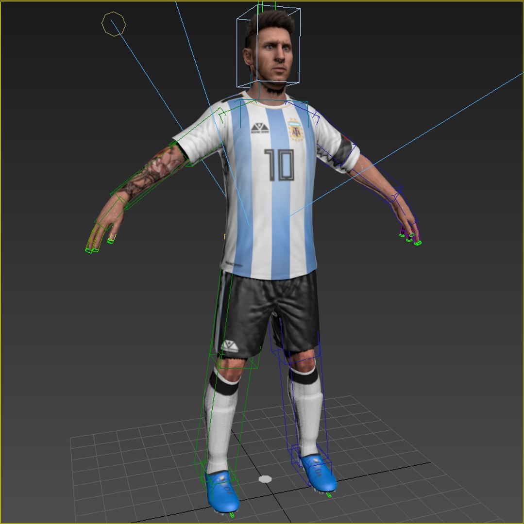 Rigged lionel messi 2018 3D model - TurboSquid 1288614