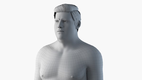 3D Obese Male Body - TurboSquid 1714497