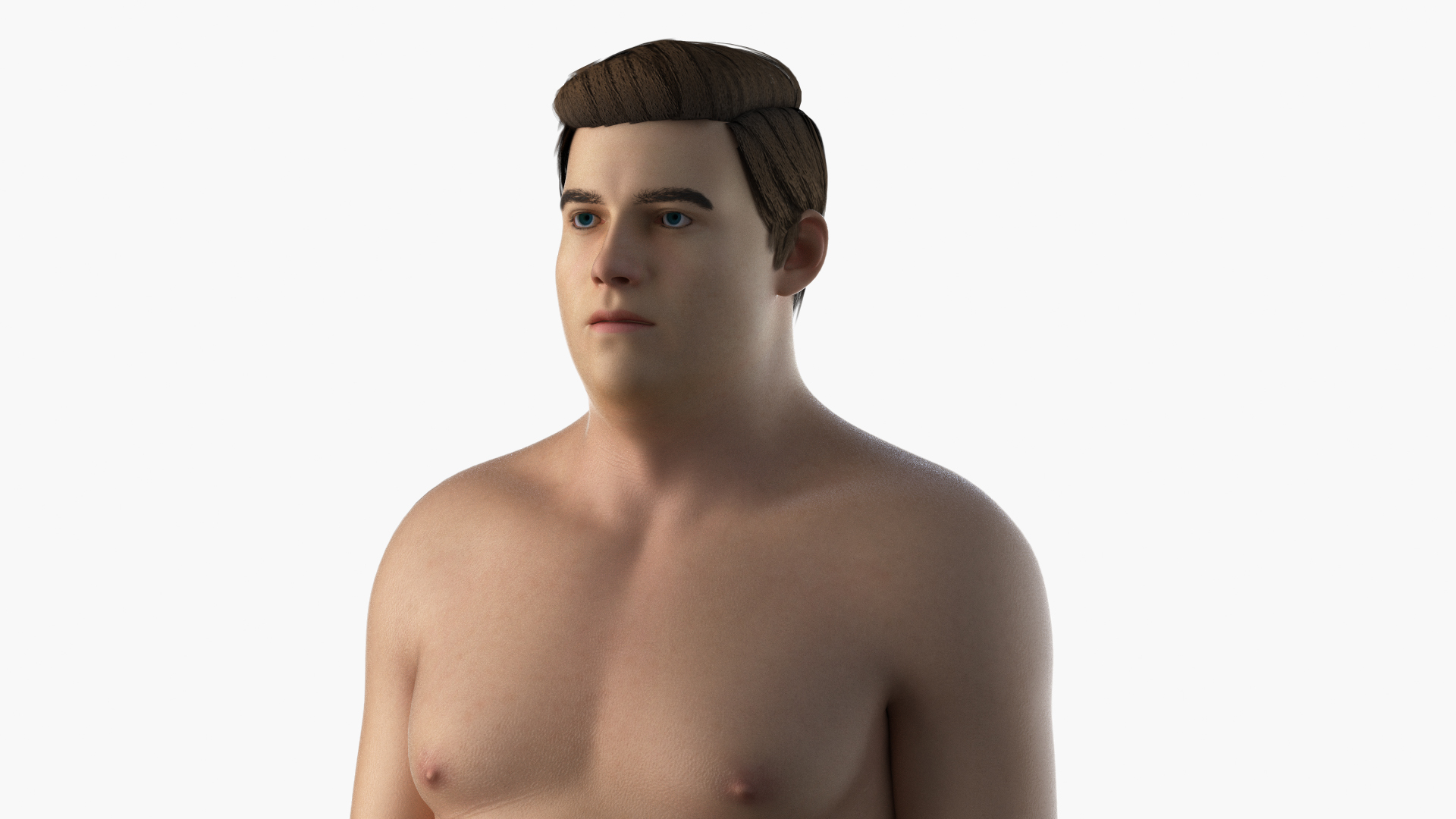 modelo 3d Cuerpo Masculino Obeso - TurboSquid 1714497