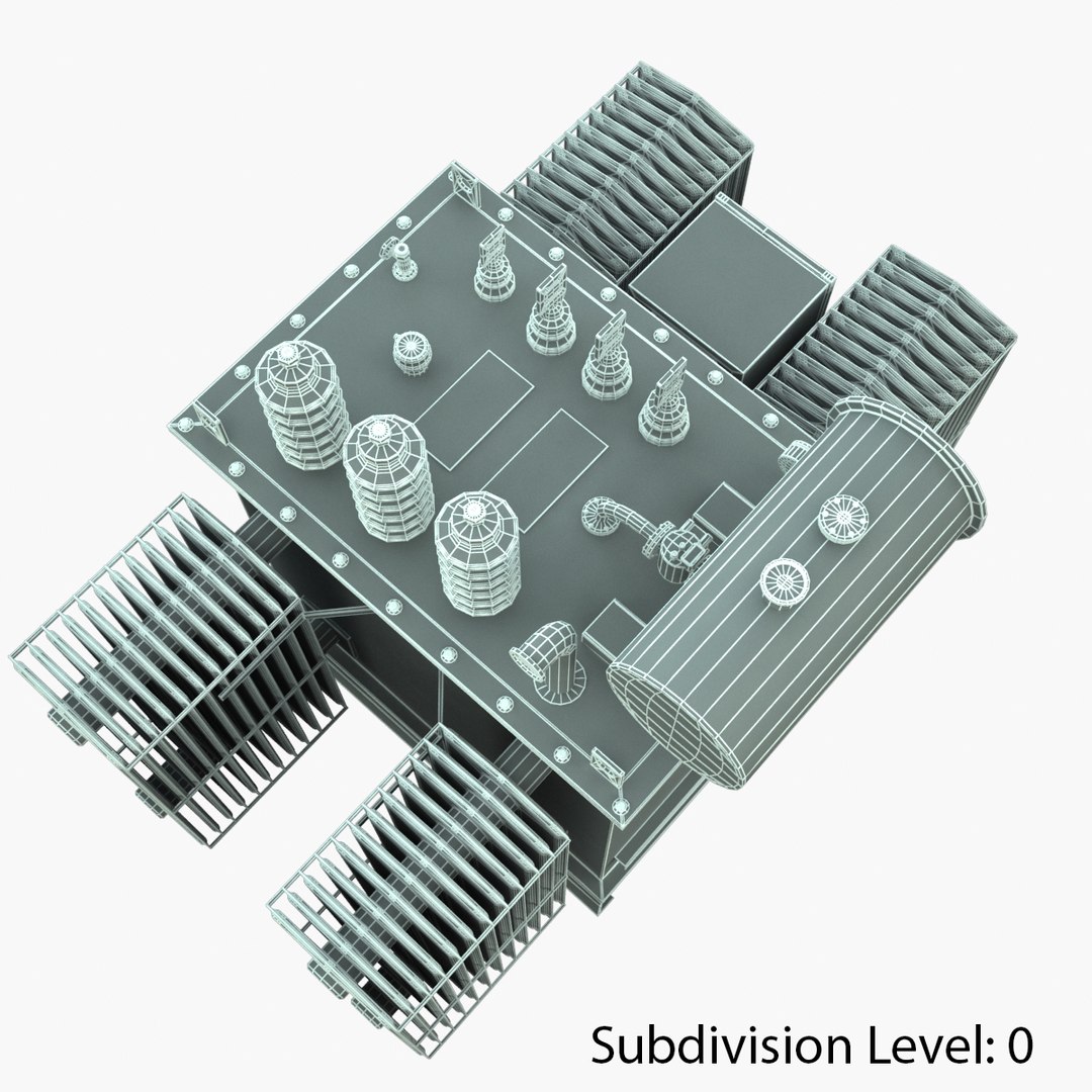 Voltage Transformer 3d Model