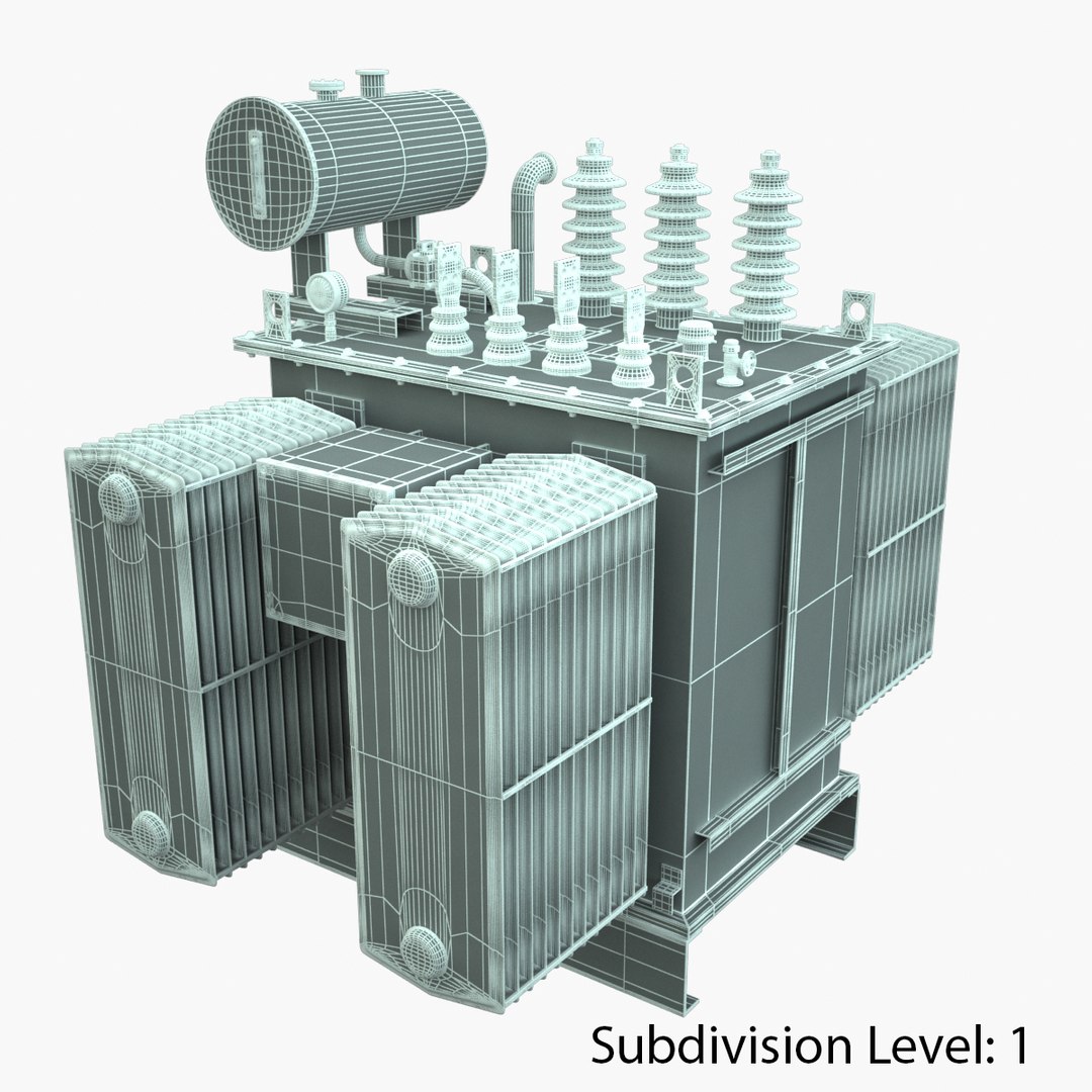Voltage Transformer 3d Model