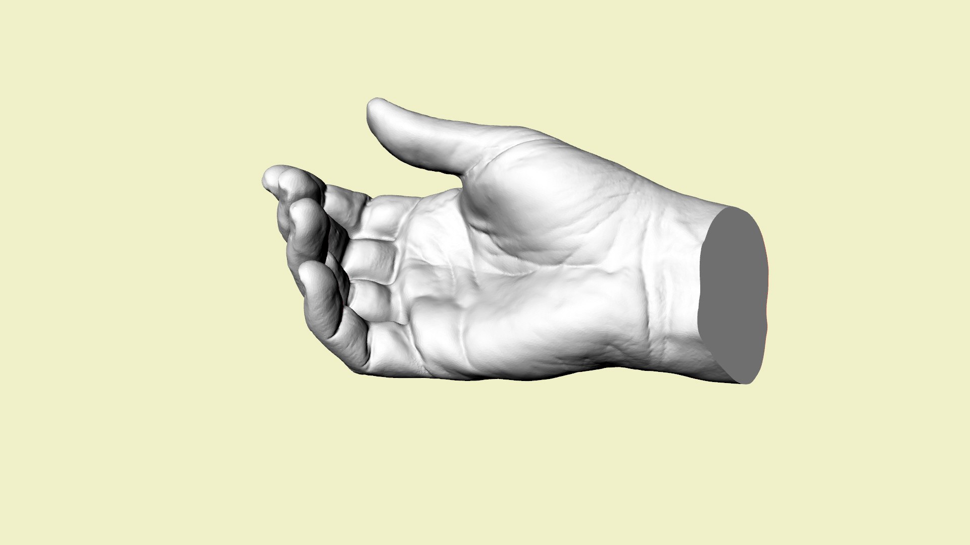 Hand-B 3D Model - TurboSquid 1839280