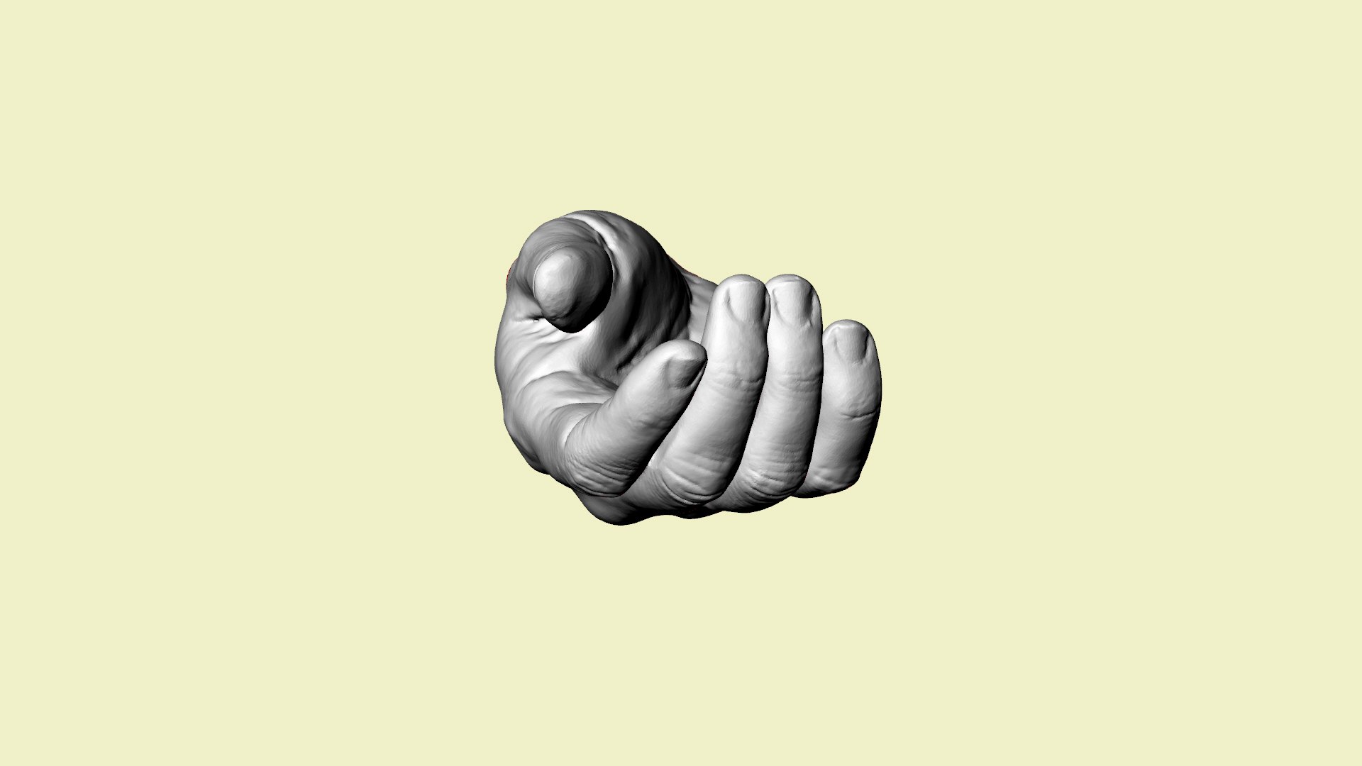 Hand-B 3D Model - TurboSquid 1839280