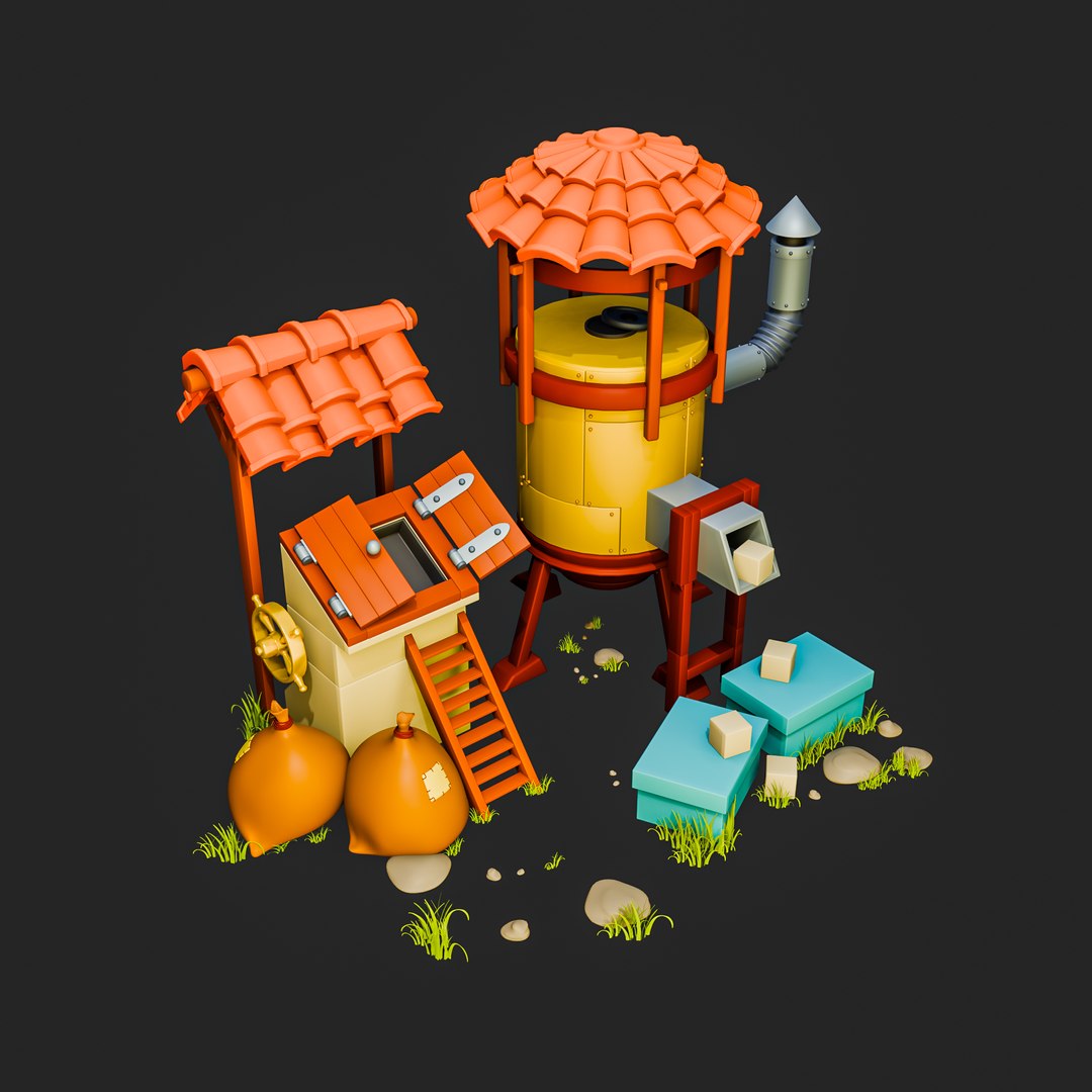 Farm Environment Props Model - TurboSquid 2223717