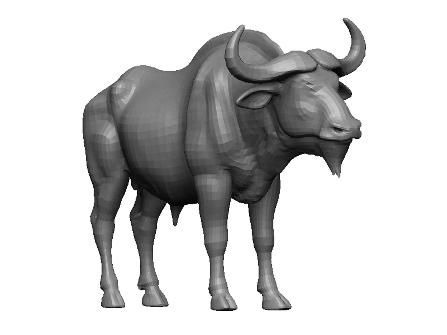 3D Buffalo Model - TurboSquid 2434517