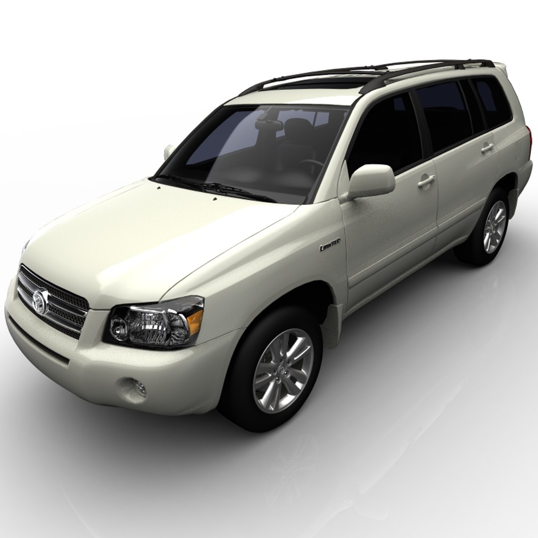 Toyota Highlander Hybrid 3d Model
