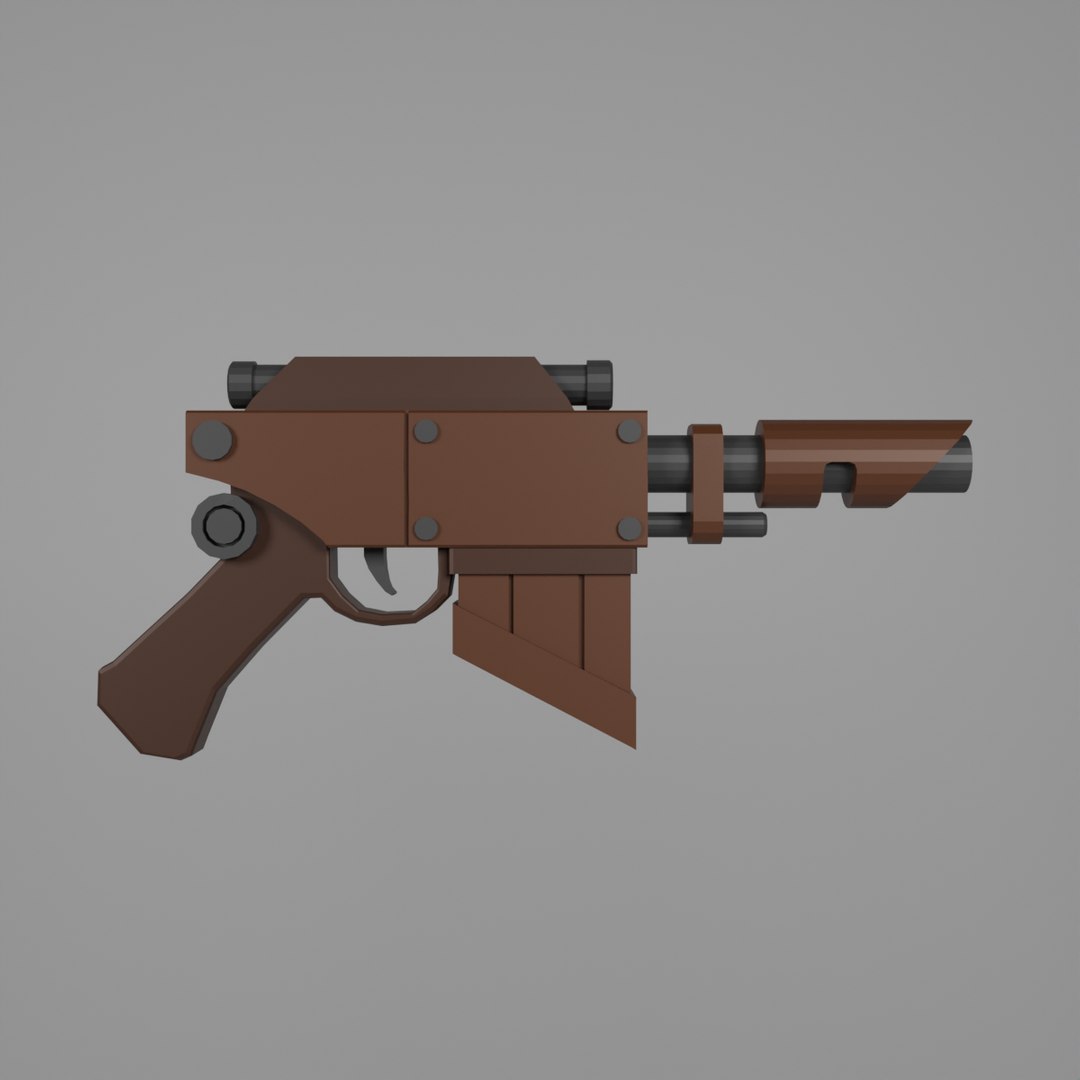 Free Voss Pattern Hellpistol 3D Model - TurboSquid 2219205