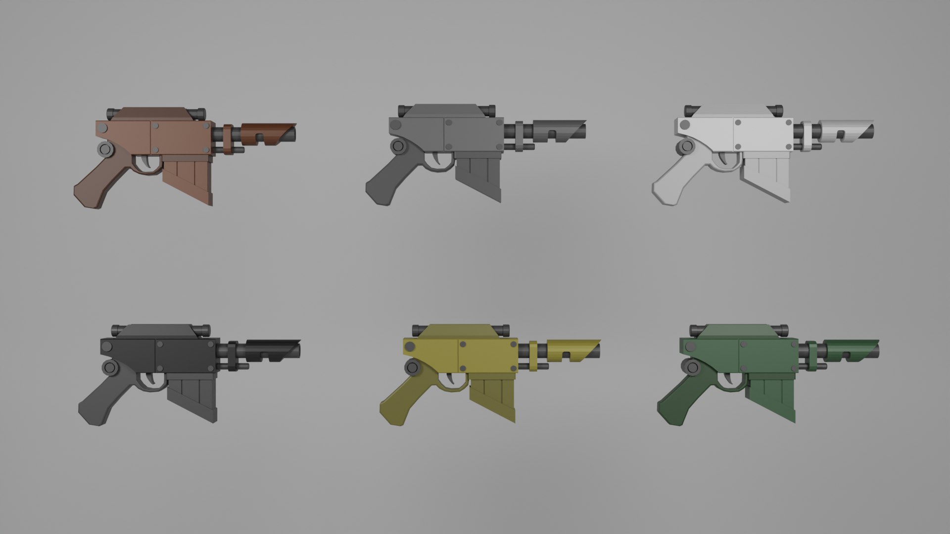 Free Voss Pattern Hellpistol 3D Model - TurboSquid 2219205