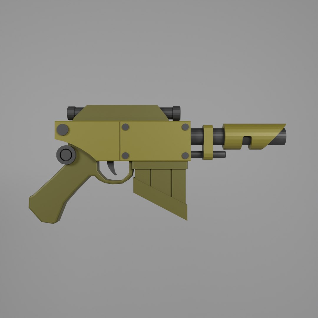 Free Voss Pattern Hellpistol 3D Model - TurboSquid 2219205
