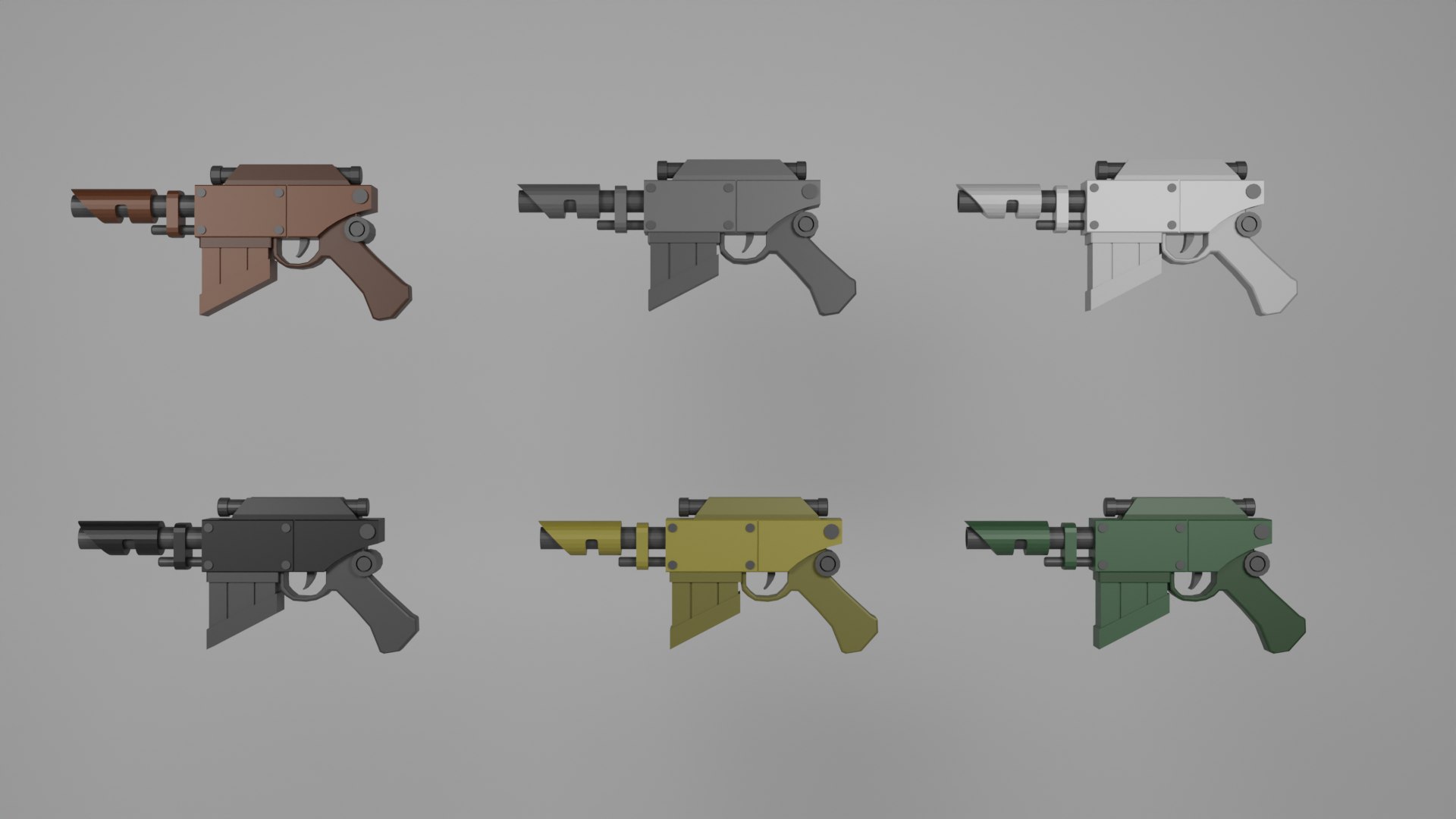 Free Voss Pattern Hellpistol 3D Model - TurboSquid 2219205