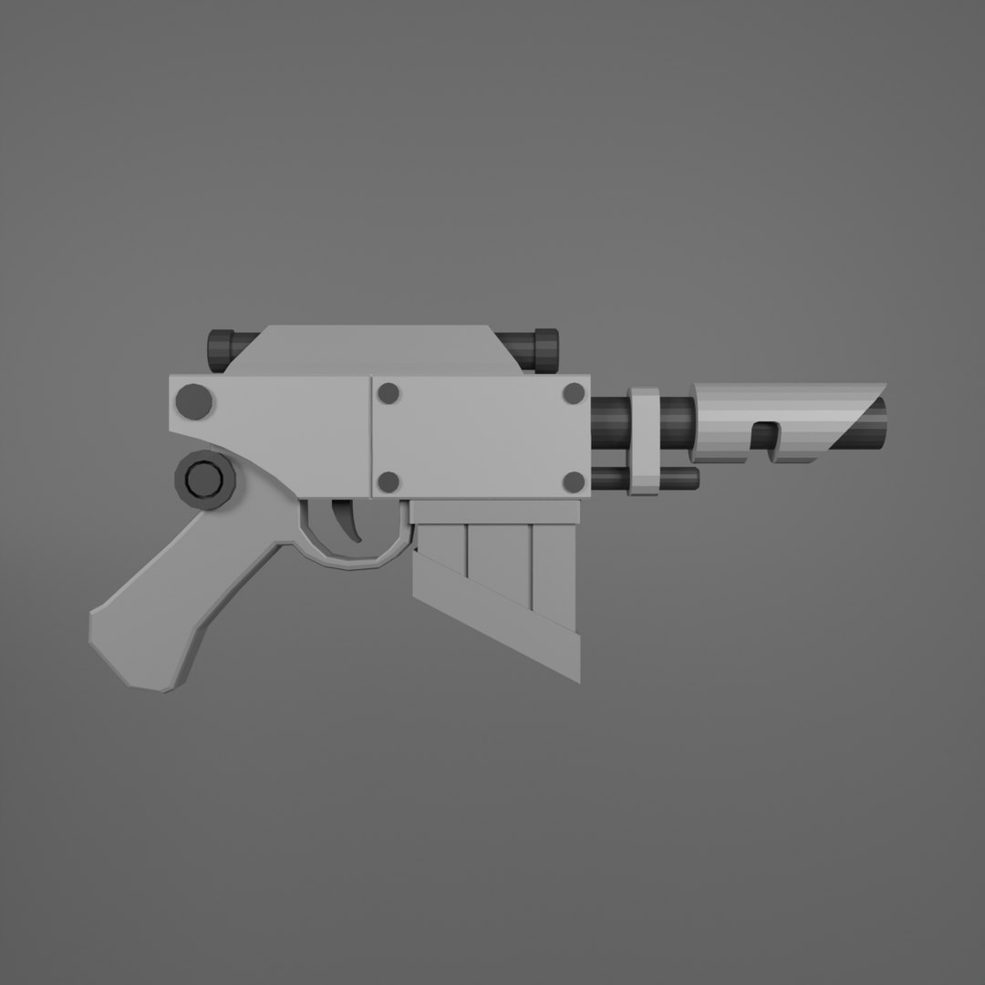 Free Voss Pattern Hellpistol 3D Model - TurboSquid 2219205