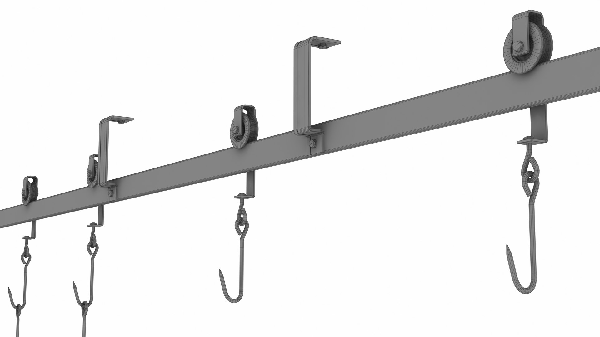 Meat Locker Hanger 3D - TurboSquid 2395034