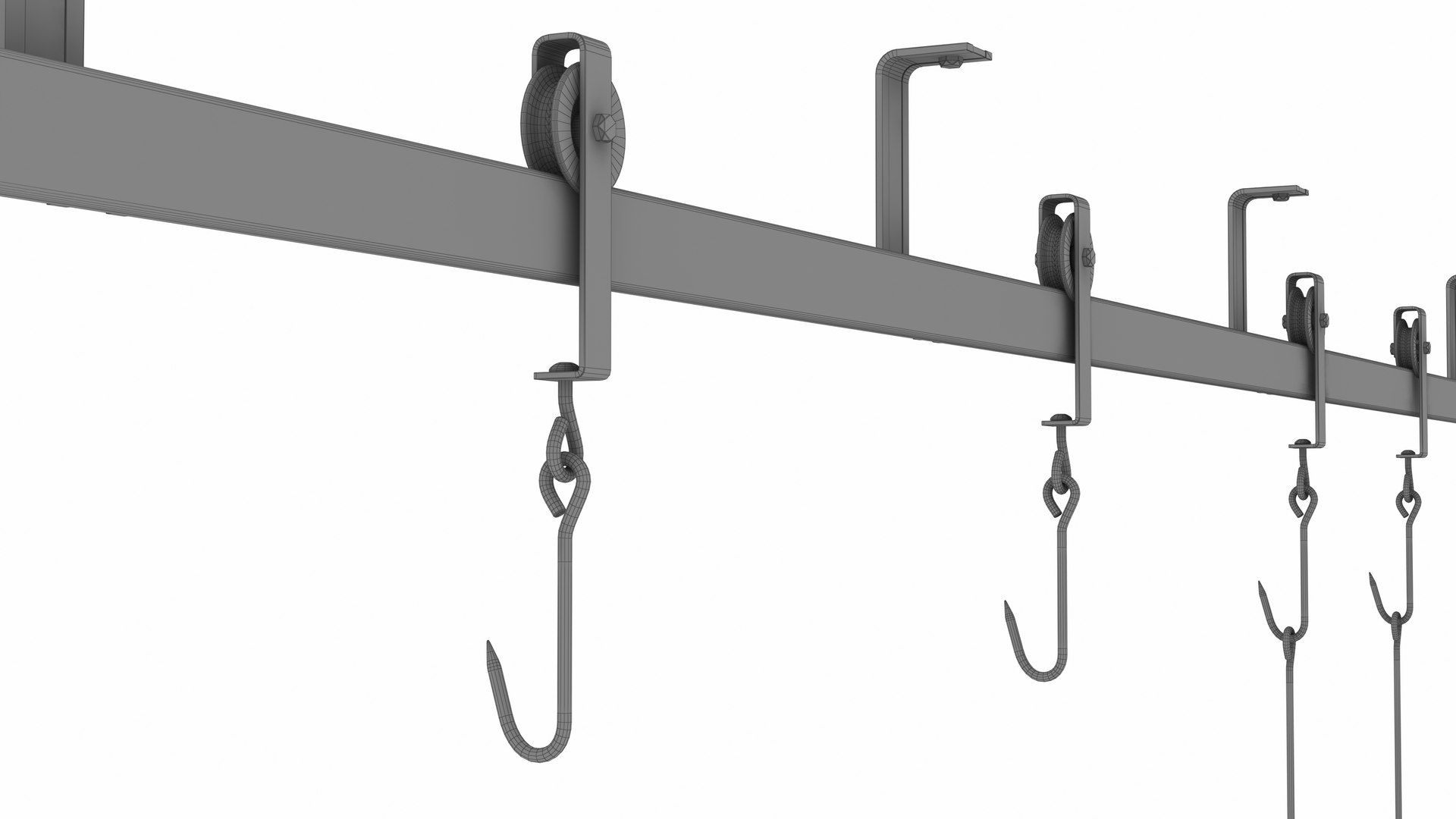 Meat Locker Hanger 3D - TurboSquid 2395034