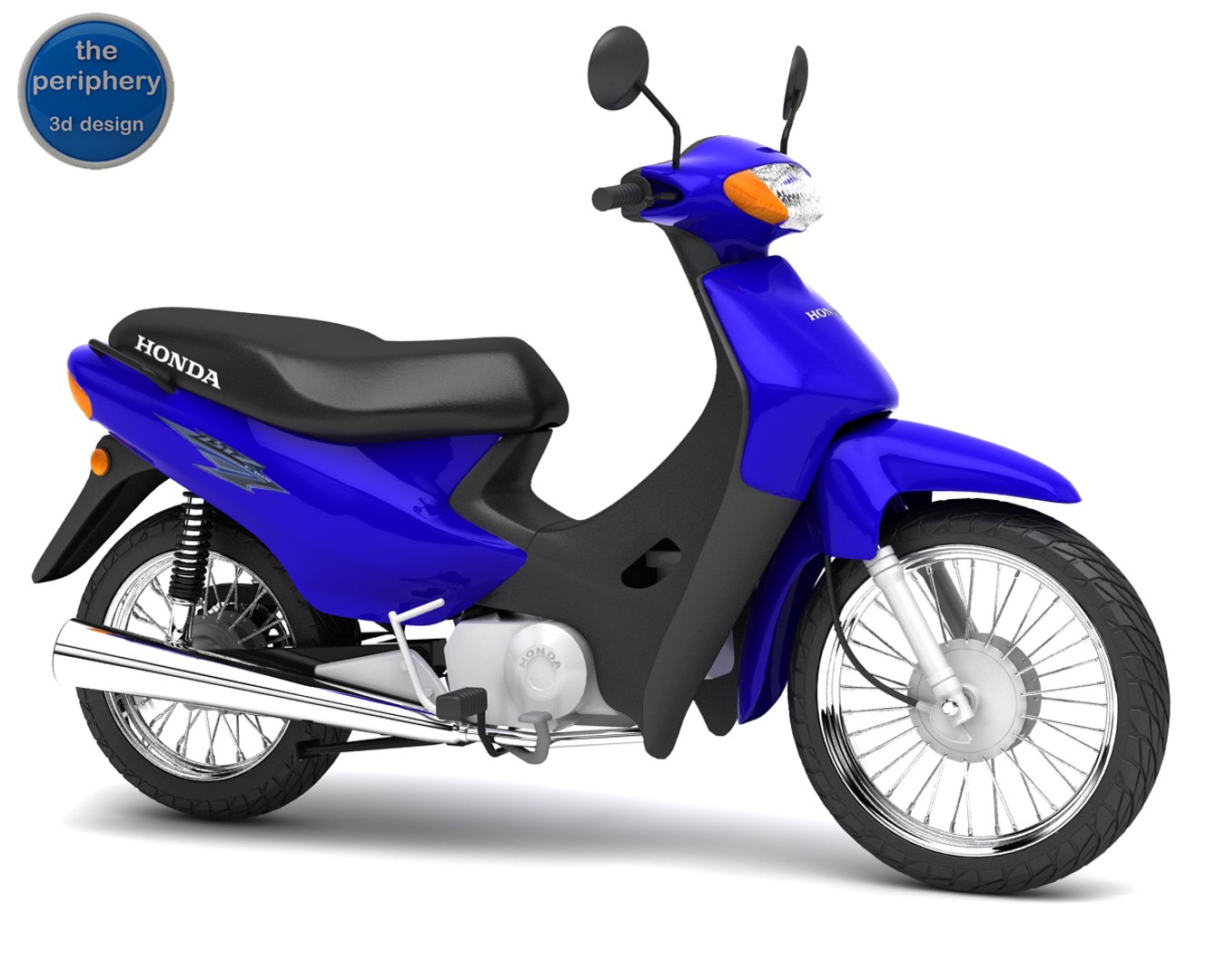 cub honda 3d model