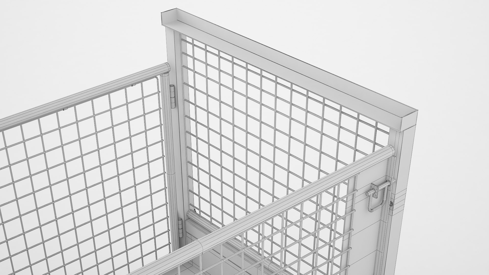 3D Collapsible Cage Pallet 03 Model - TurboSquid 2075645