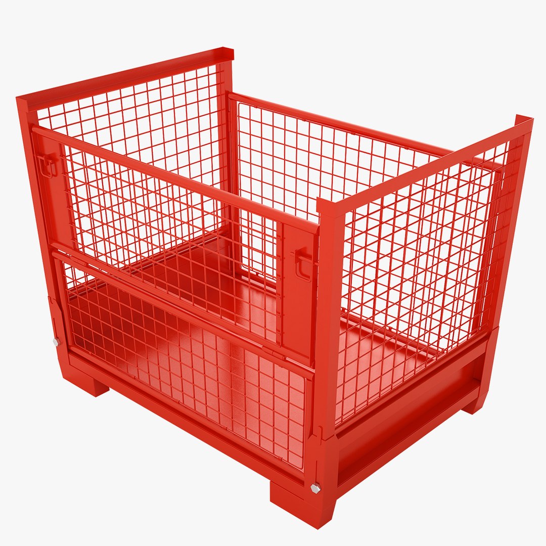 3D Collapsible Cage Pallet 03 model - TurboSquid 2075645