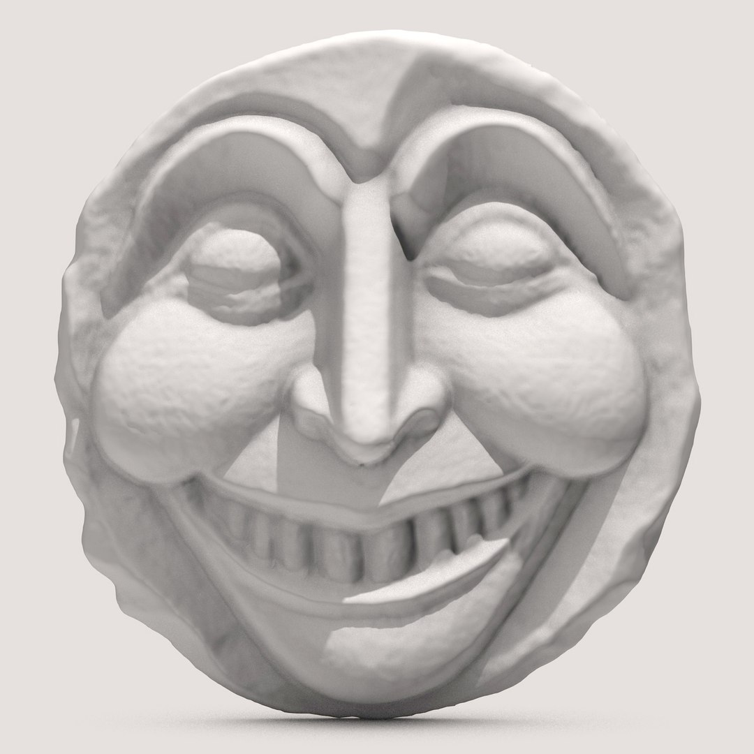 Moon Face 4 3D Model - TurboSquid 2293922