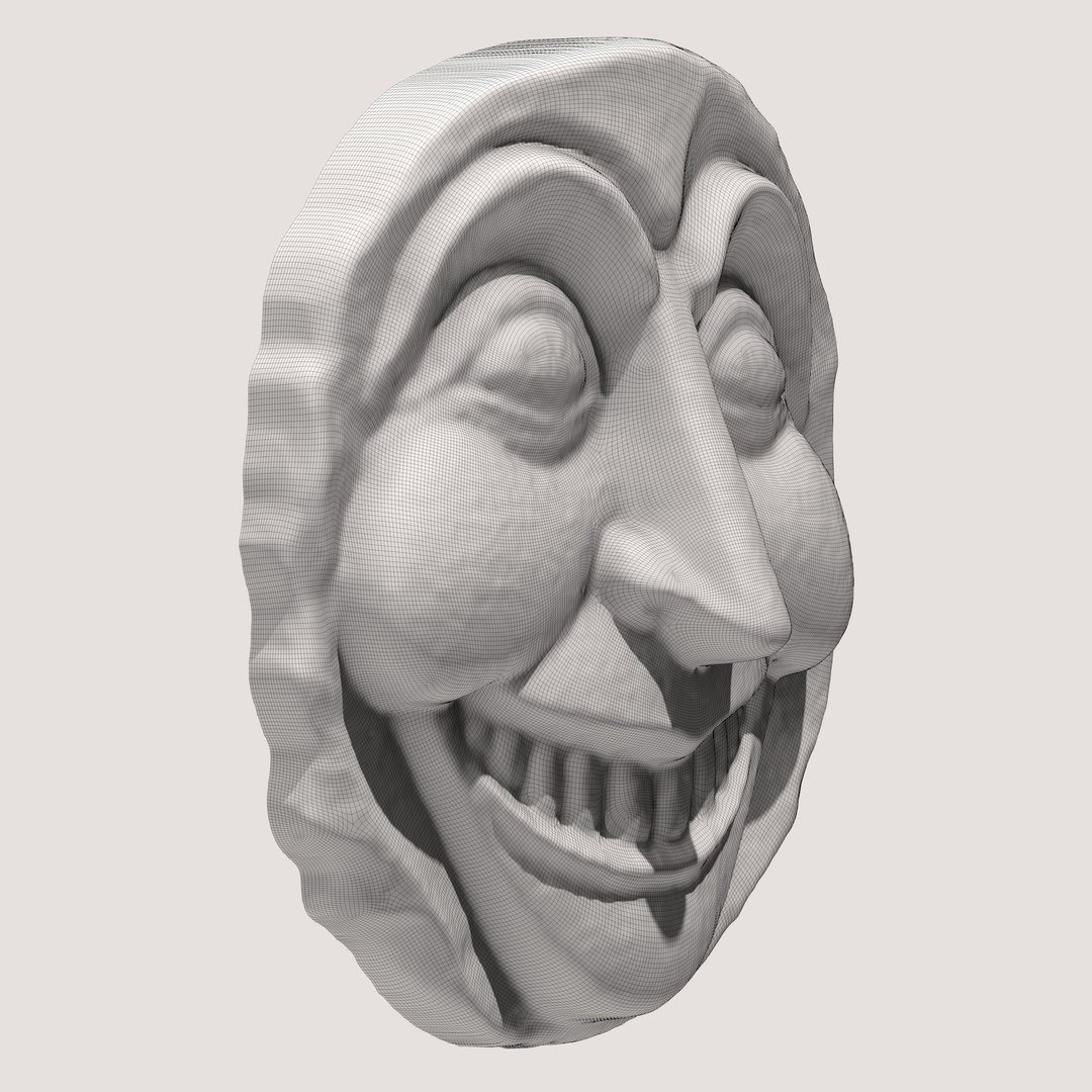 Moon Face 4 3D Model - TurboSquid 2293922
