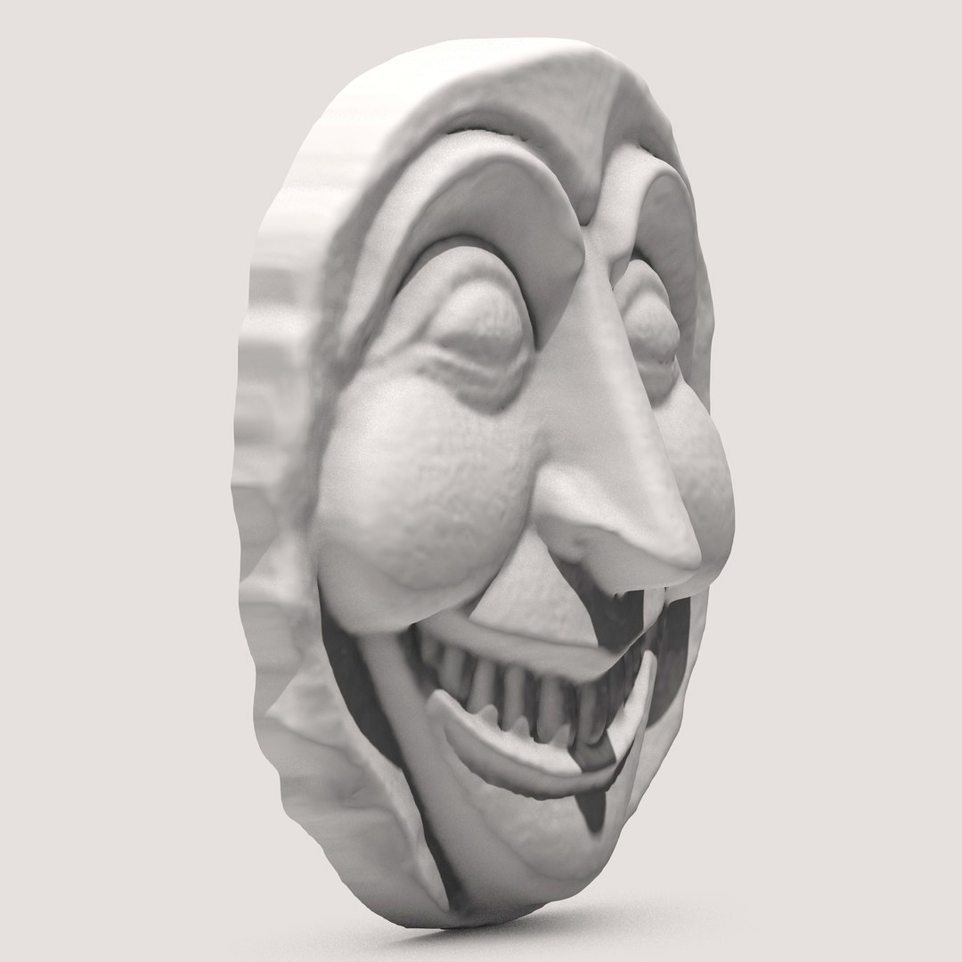 Moon Face 4 3D Model - TurboSquid 2293922