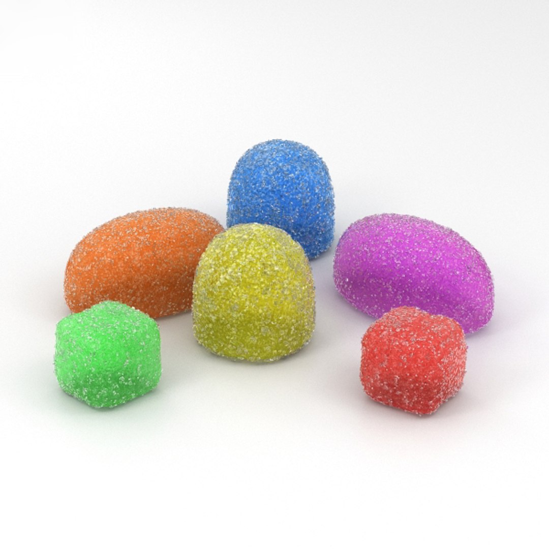 3D gumdrop drop - TurboSquid 1364388