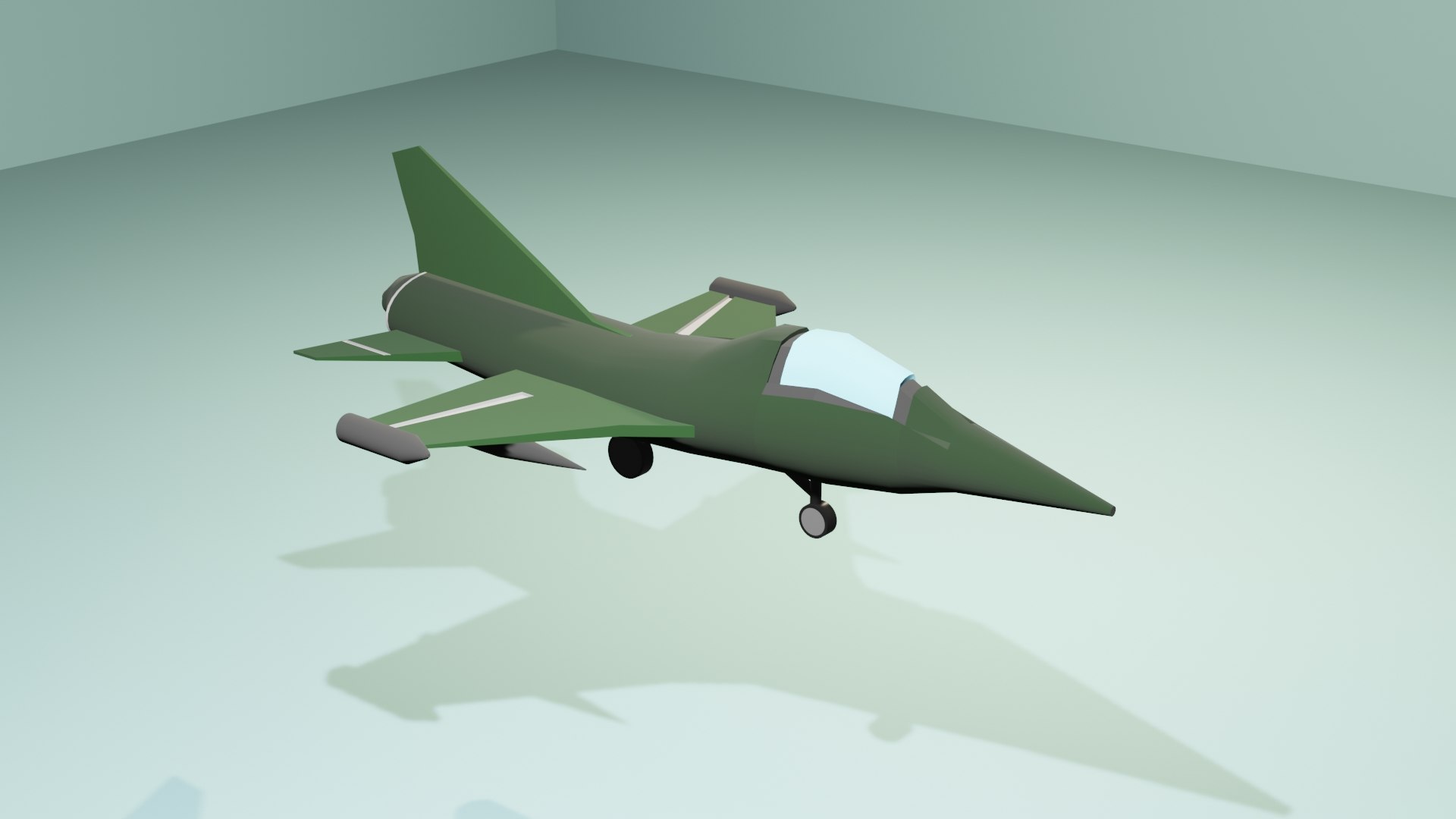 Military Airplane Low-poly 3D - TurboSquid 2043431
