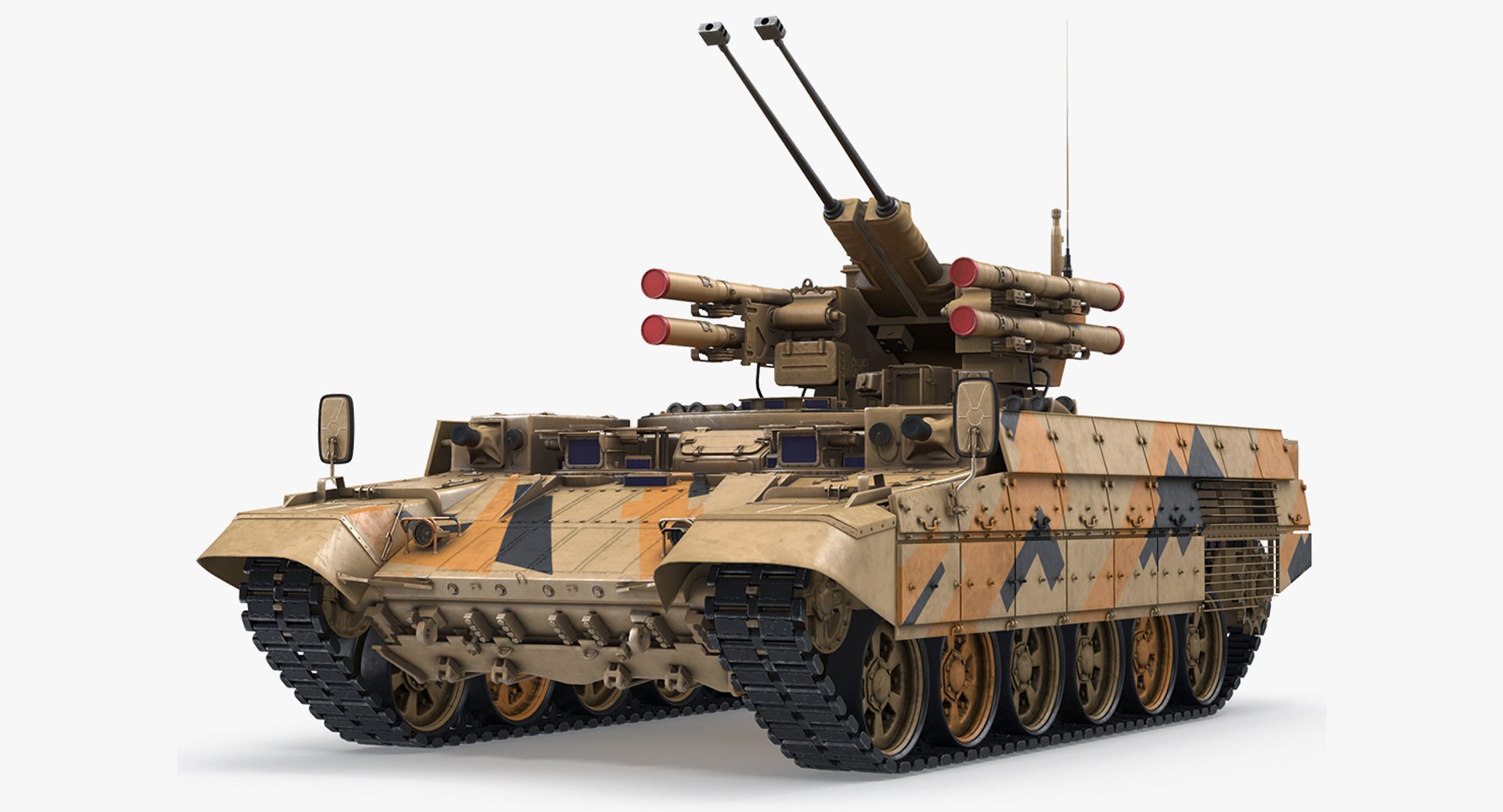 Missile Tank Bmpt Rigged 3D Model - TurboSquid 1157696