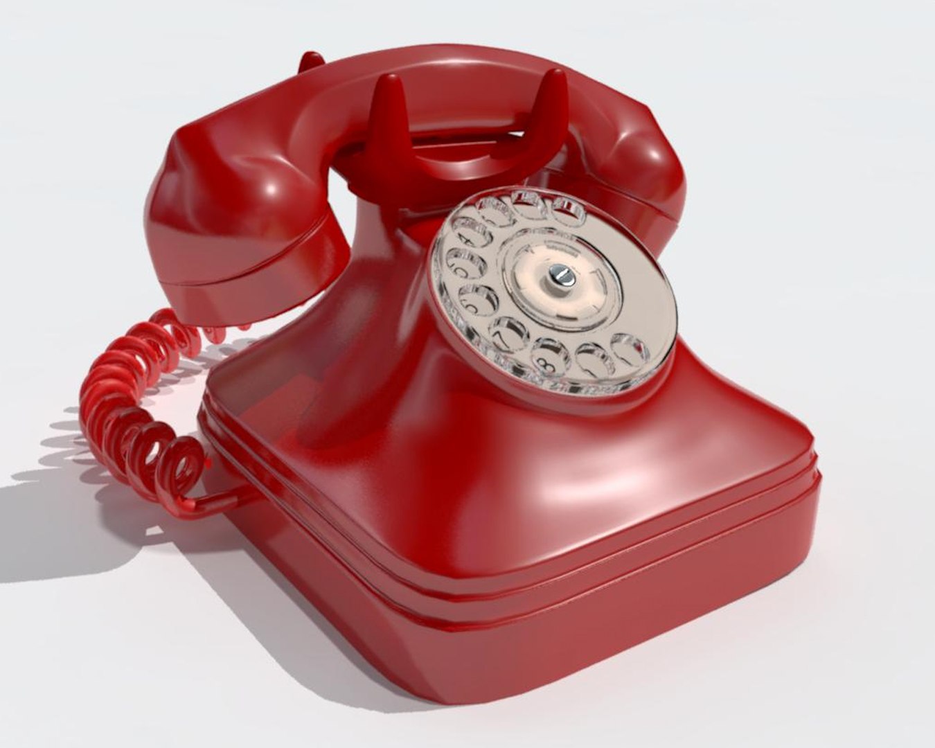 Retro phone 3D - TurboSquid 1324231