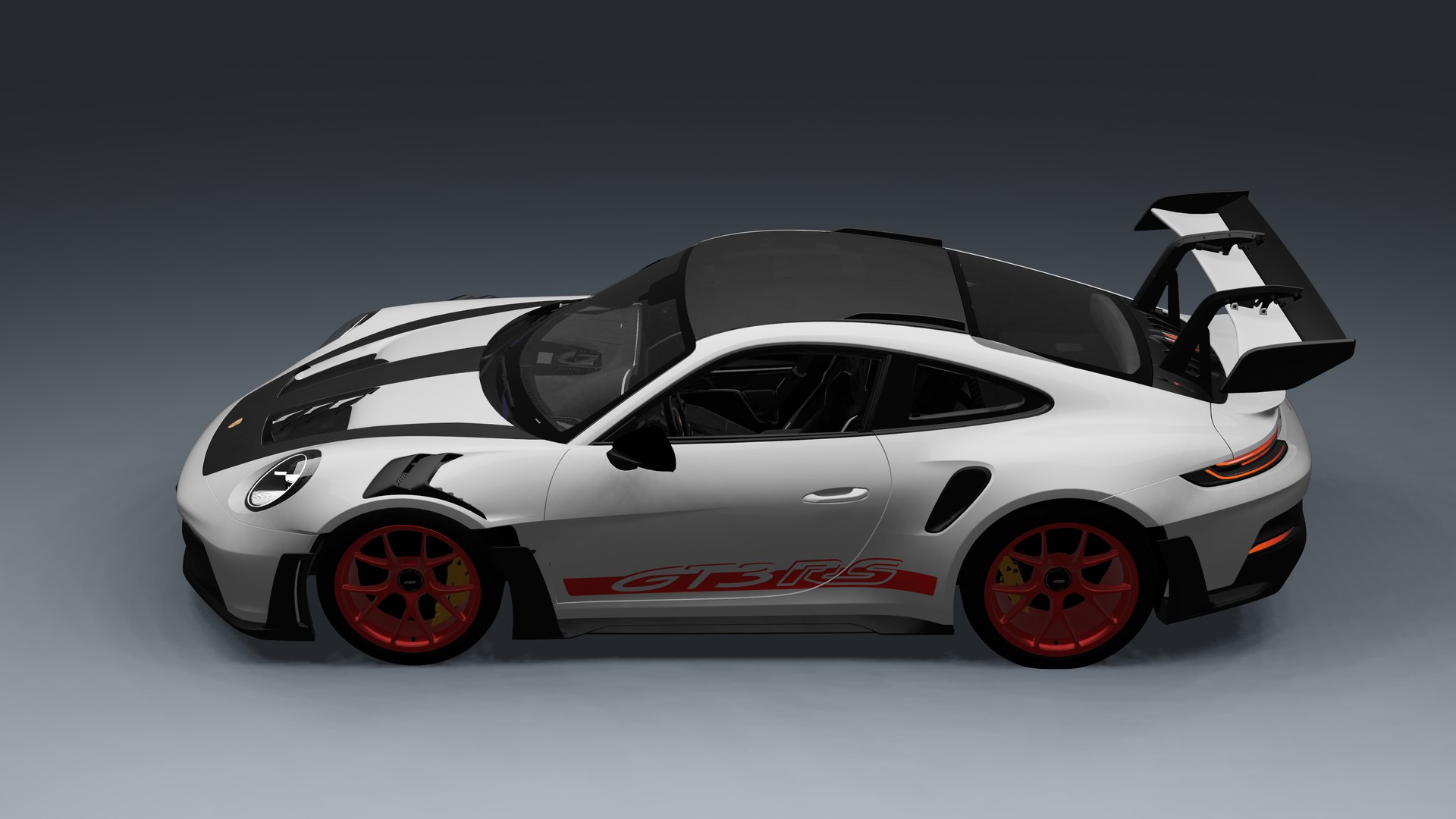 3D model Porsche 992 GT3RS Weissach Package 3D Model - TurboSquid 2172135