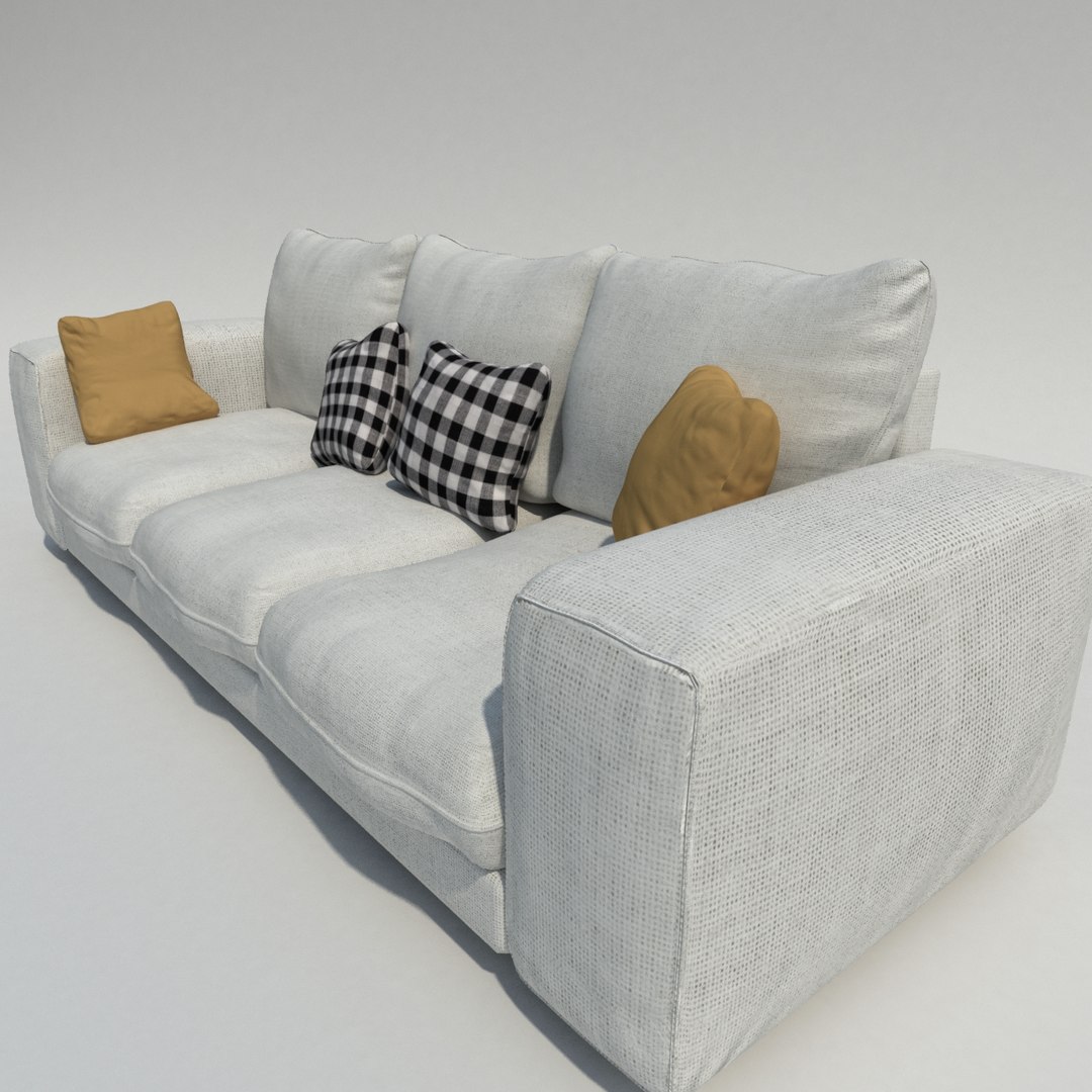3d Realistic Sofa