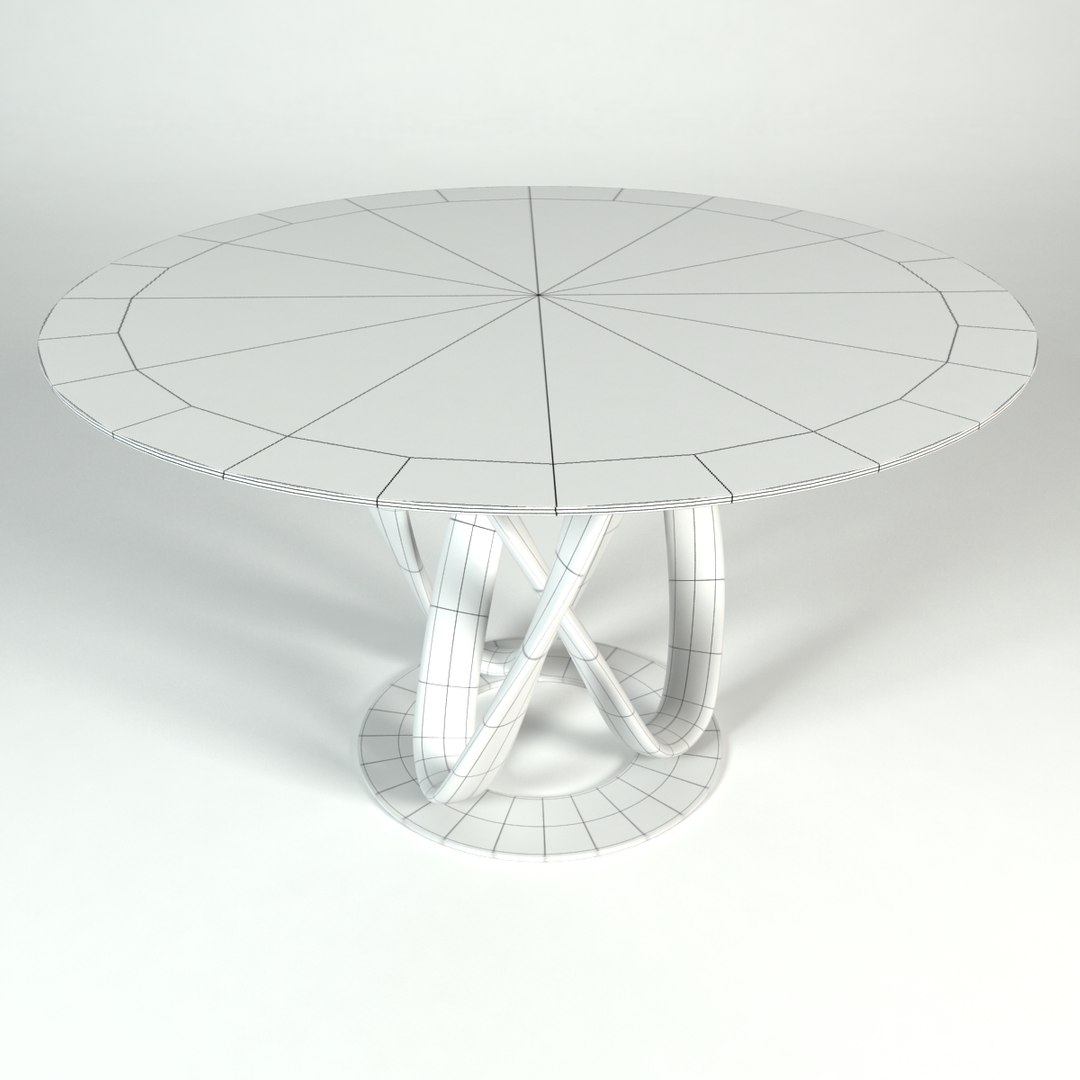 3d Model Porada Infinity Table