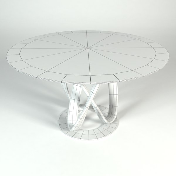 3d model porada infinity table