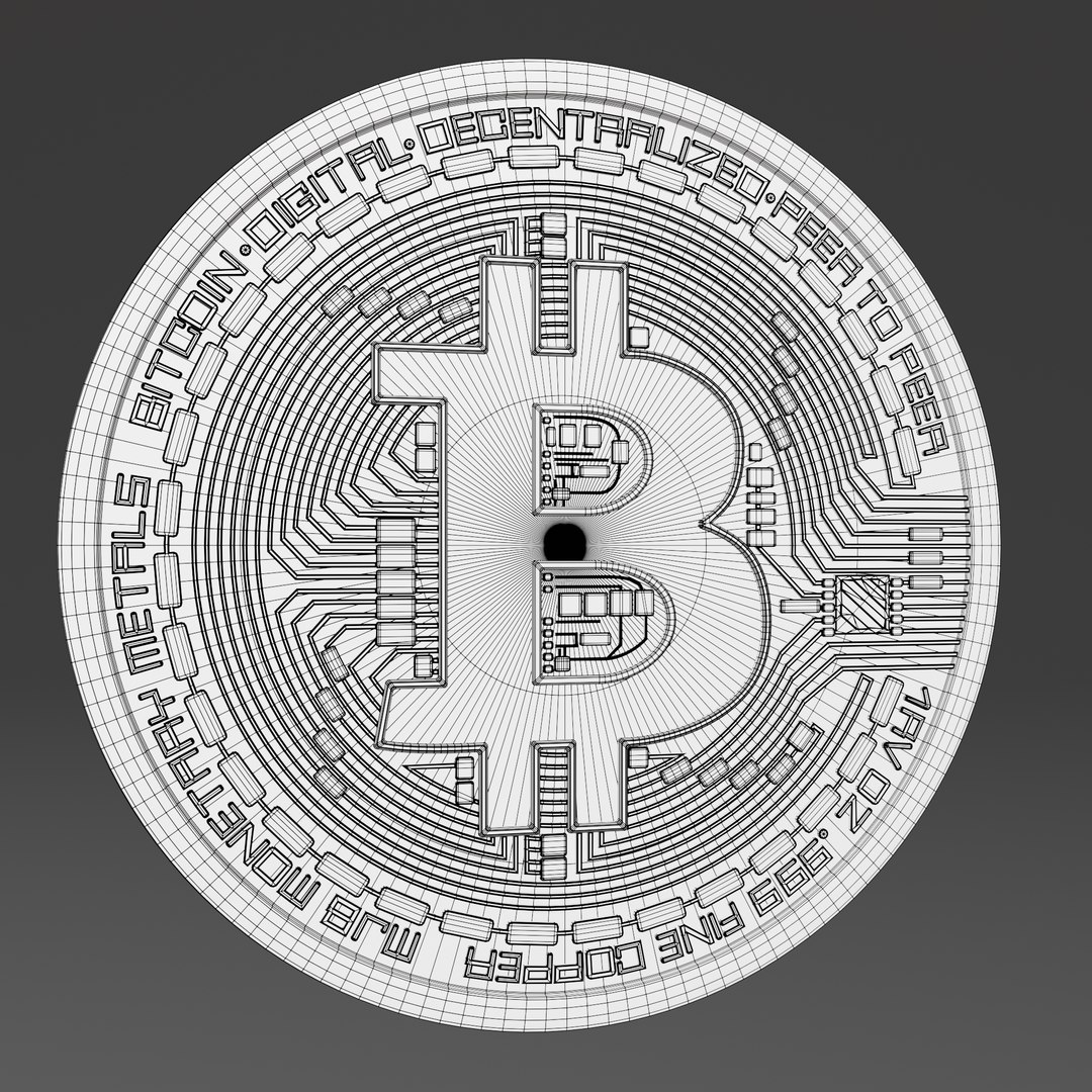3D Bitcoin Model - TurboSquid 2070535