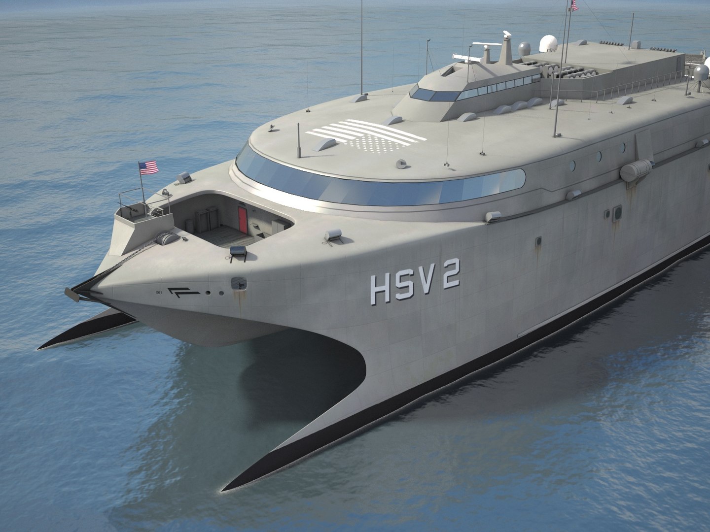 Navy Hsv Hsv-2 3d Model