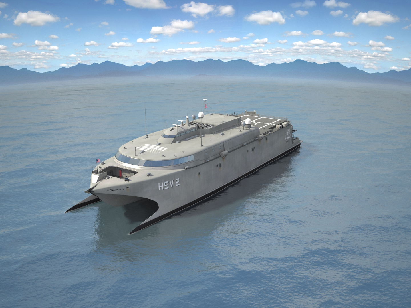 Navy Hsv Hsv-2 3d Model