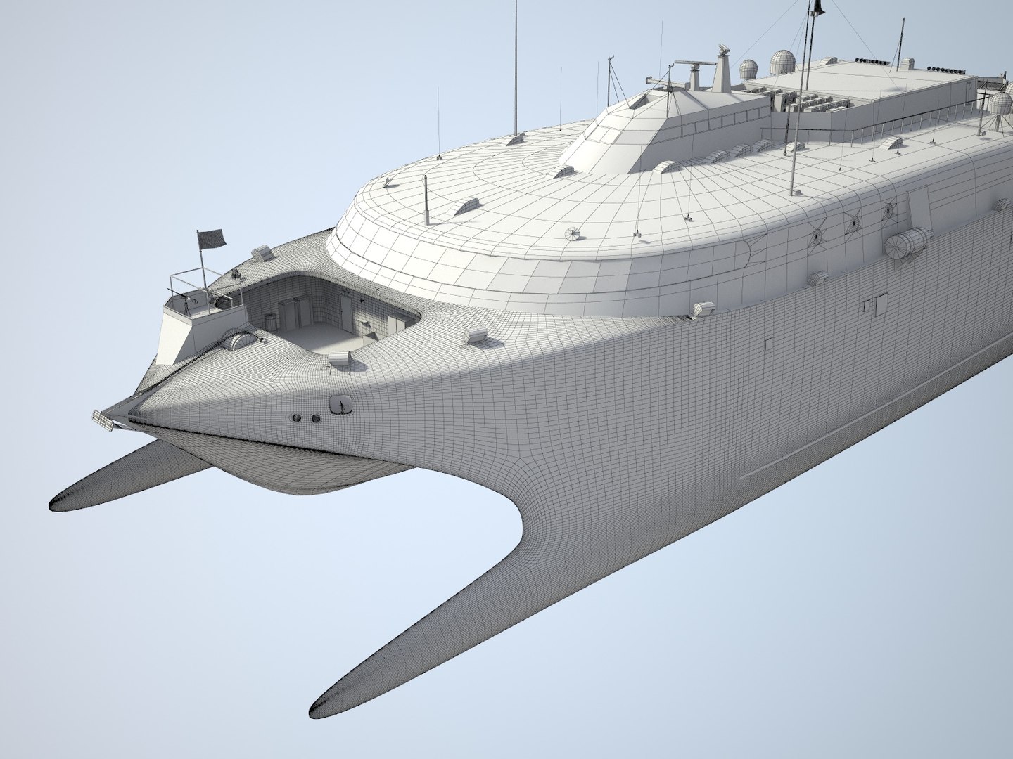 Navy Hsv Hsv-2 3d Model