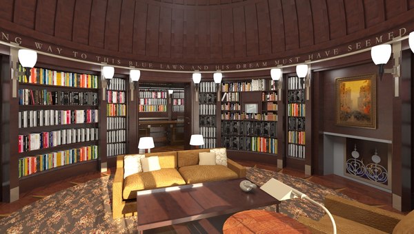 3D Old library model - TurboSquid 2026994
