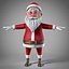 Santa Cartoon 3d Model