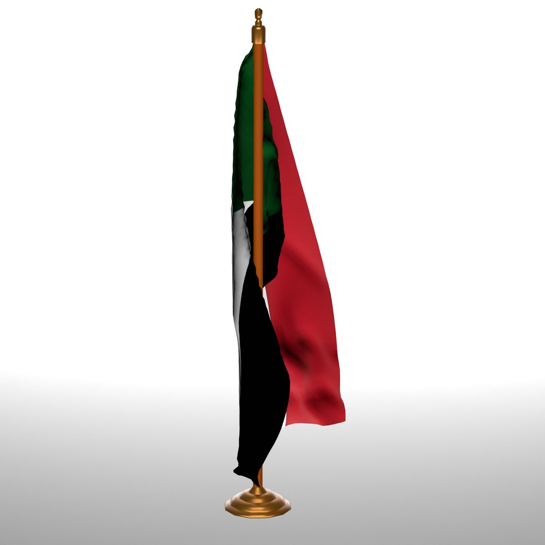 3D SUDAN Table Flag T - TurboSquid 2282107