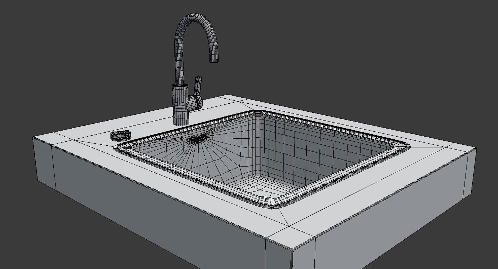 Kitchen Sink 3d Model