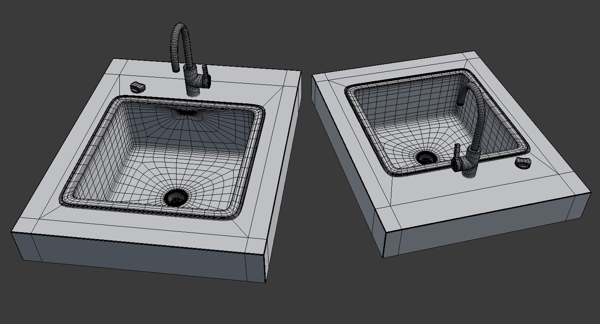 Kitchen Sink 3d Model