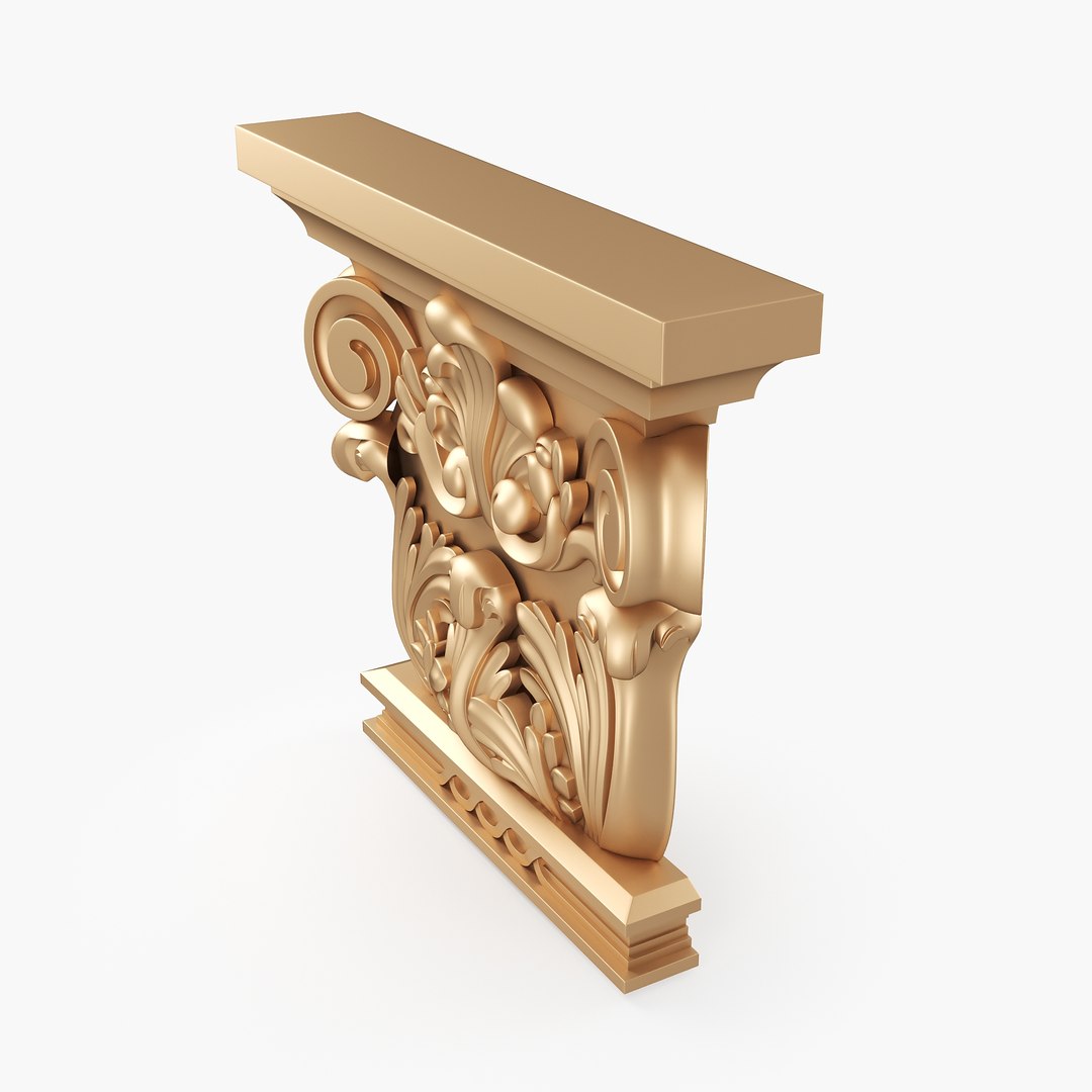 3D Collection of 3D models of carved capitals - TurboSquid 1868516