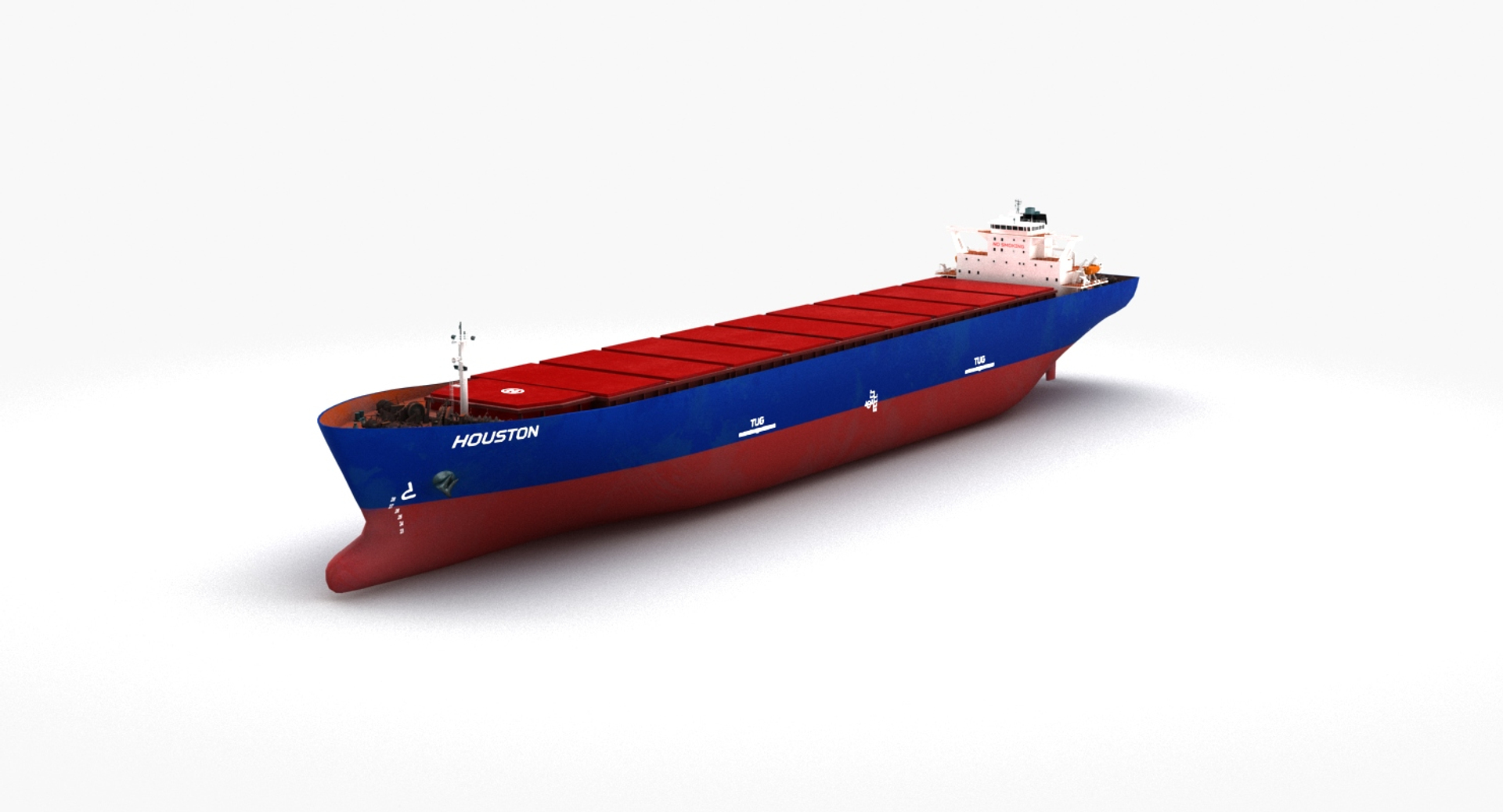 Houston Bulk Carrier 3D Model - TurboSquid 1423894