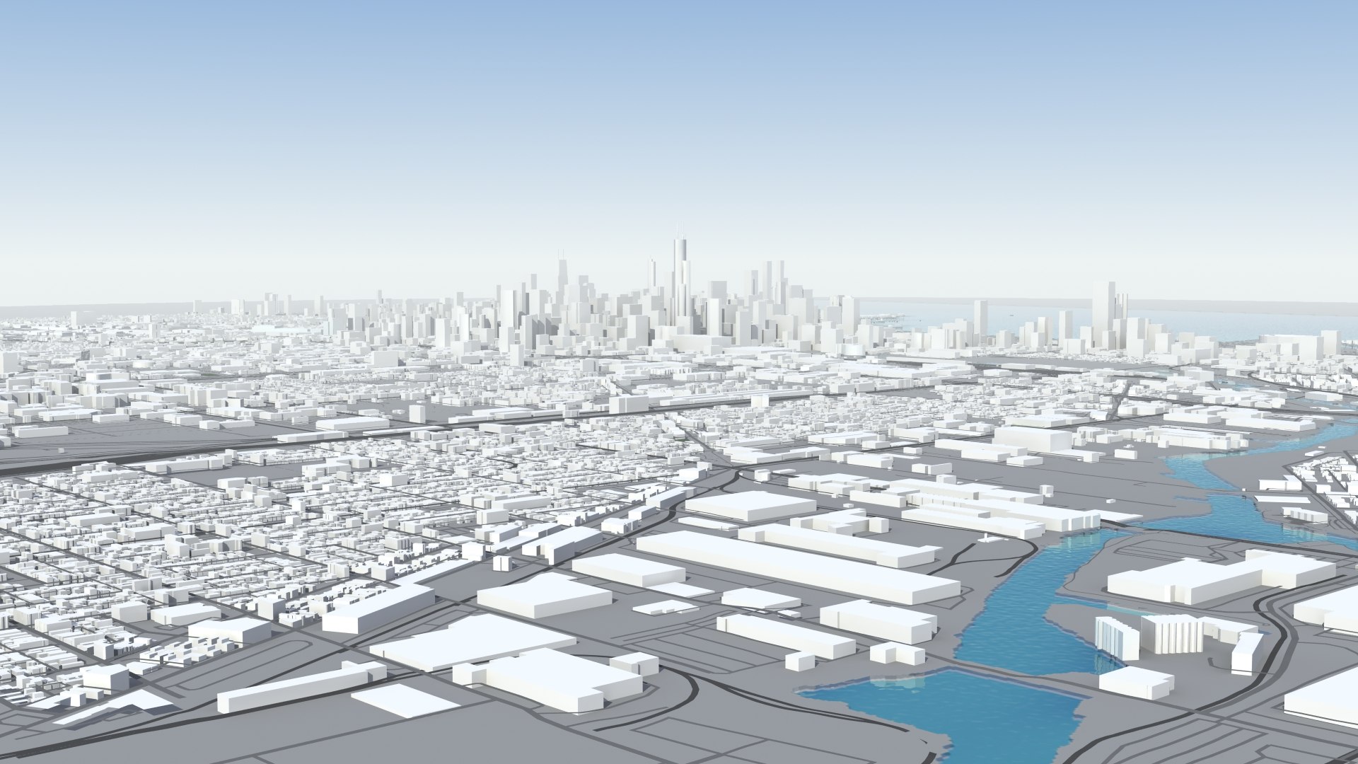 3D Chicago City Model - TurboSquid 2091046