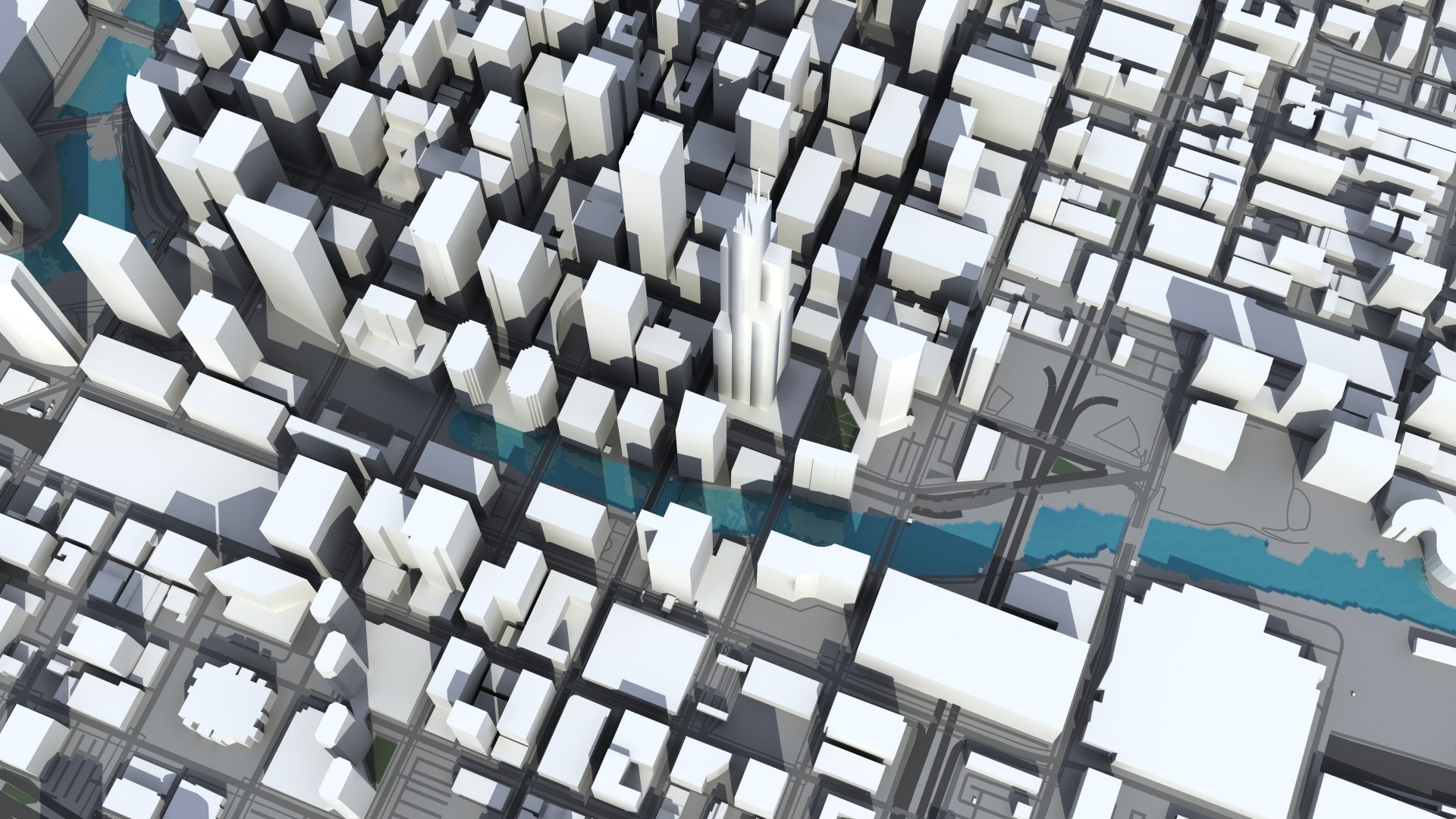 3D Chicago City Model - TurboSquid 2091046