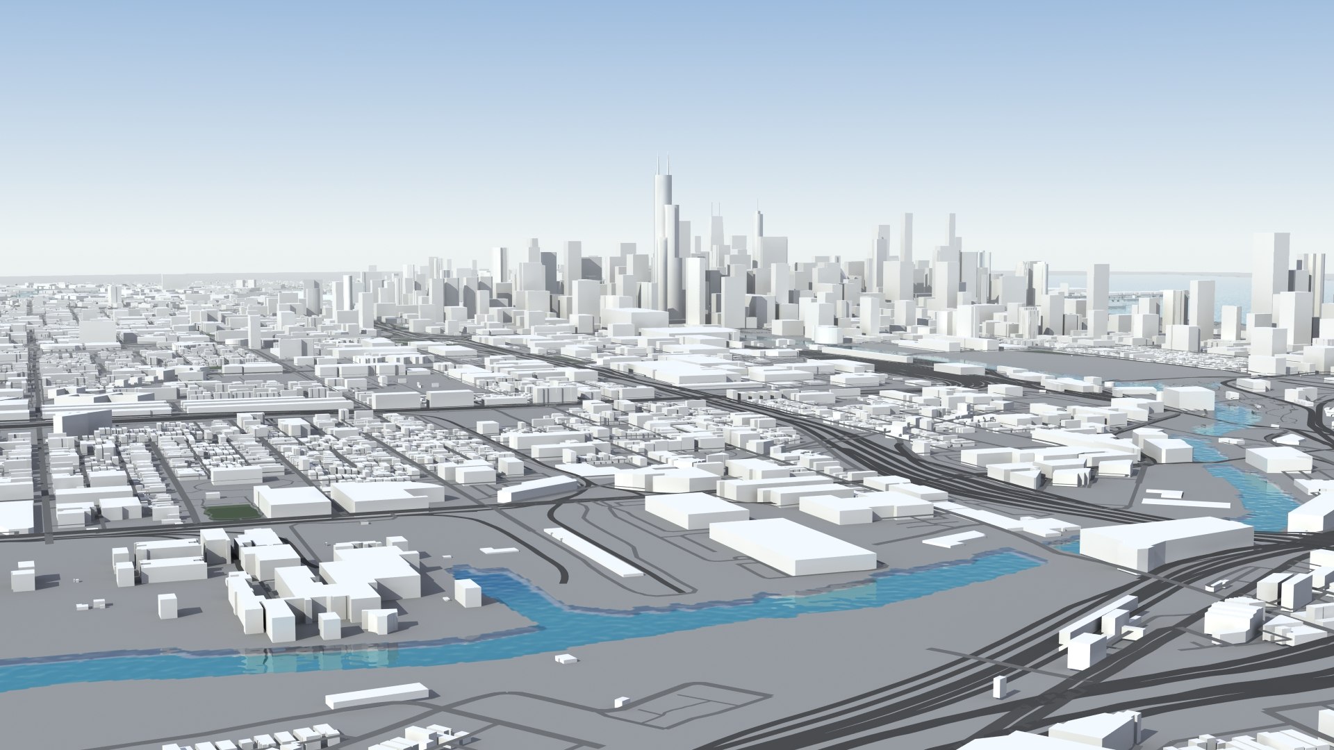 3D Chicago City Model - TurboSquid 2091046